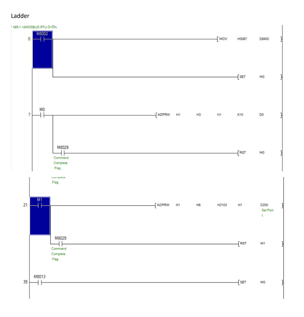 สาธิตการใช้โปรแกรม PLC Mitsubishi ติดต่อ Temperature Controller E5CC ผ่าน Modbus RTU - เรา วี ...
